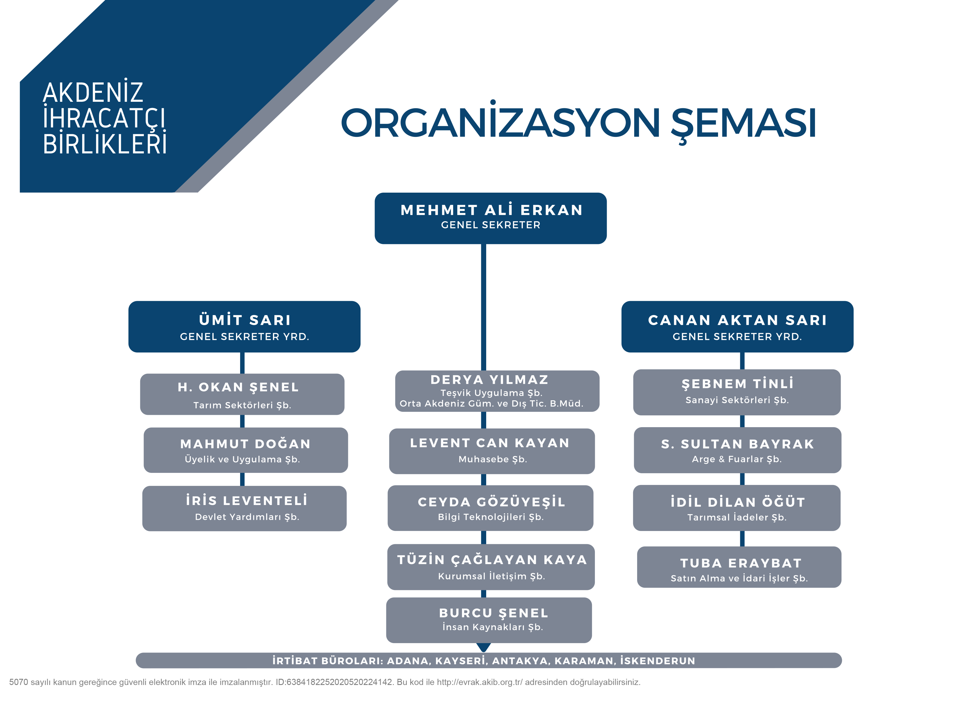 AKİB - Organizasyon Şeması